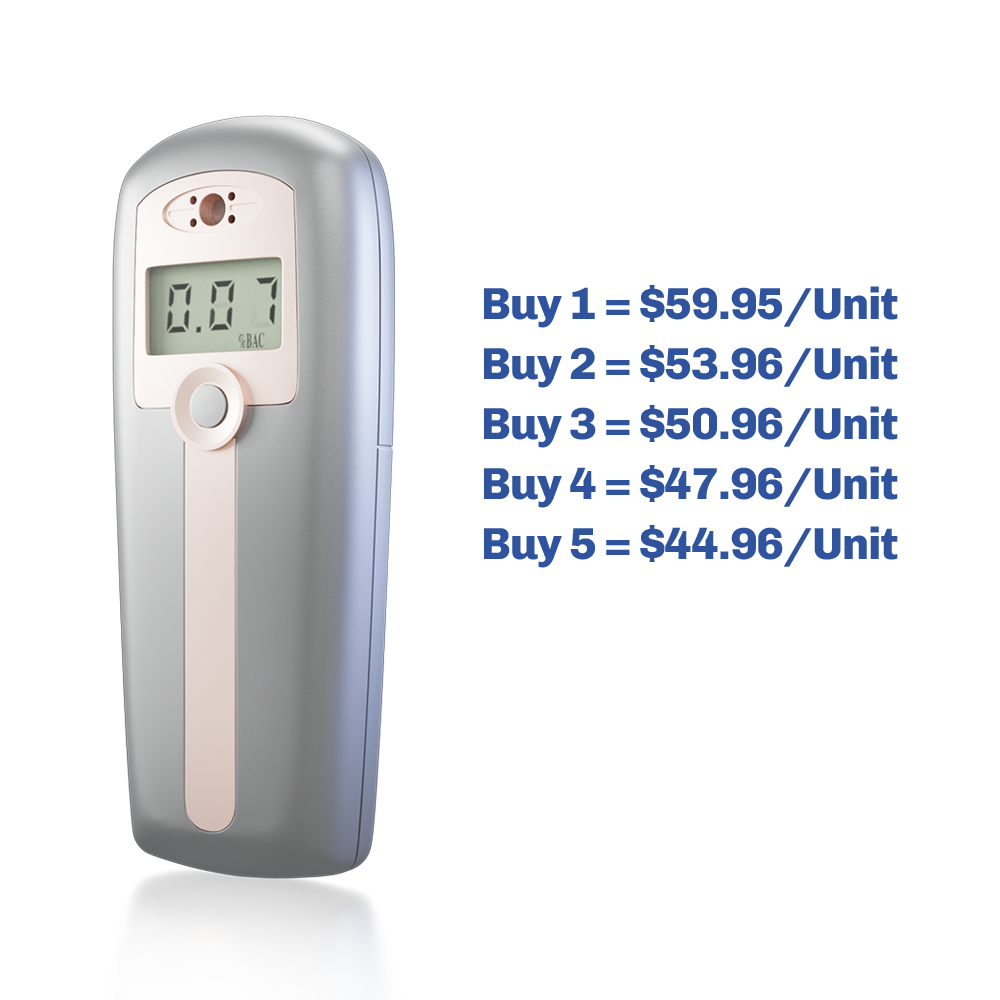 AlcoMate AL2500 Breathalyzer | AK GlobalTech Corporation